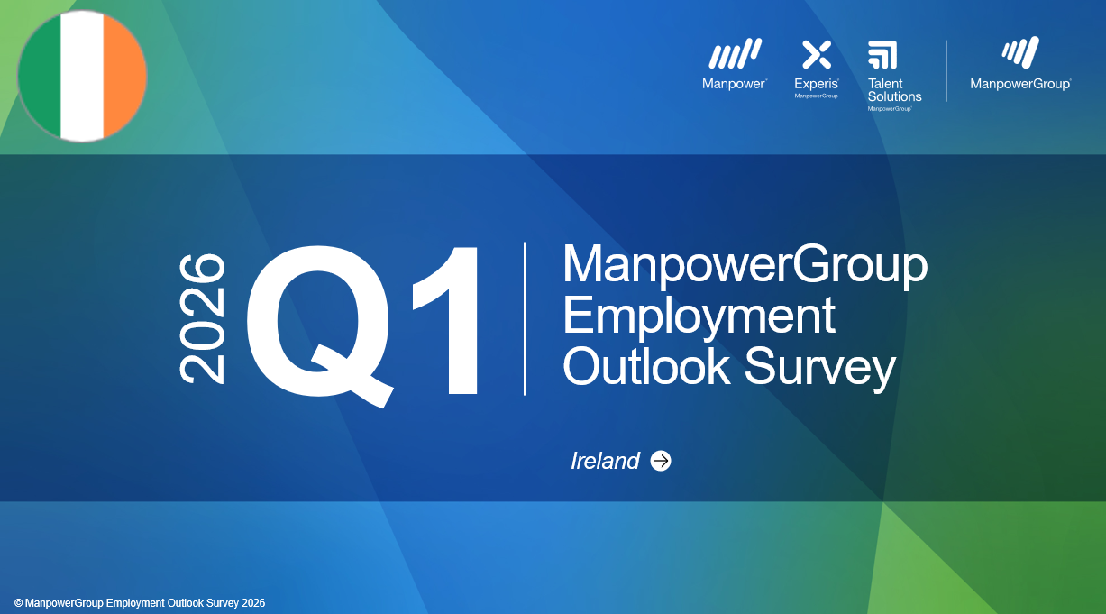 ManpowerGroup Ireland Q1 2026 Net Employment · Manpower Ireland